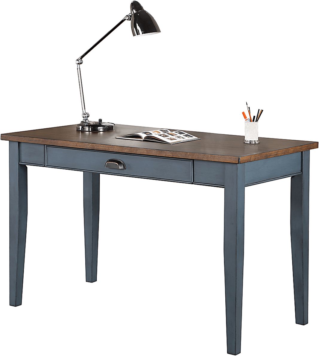 Steinhart Blue Desk - Rooms To Go