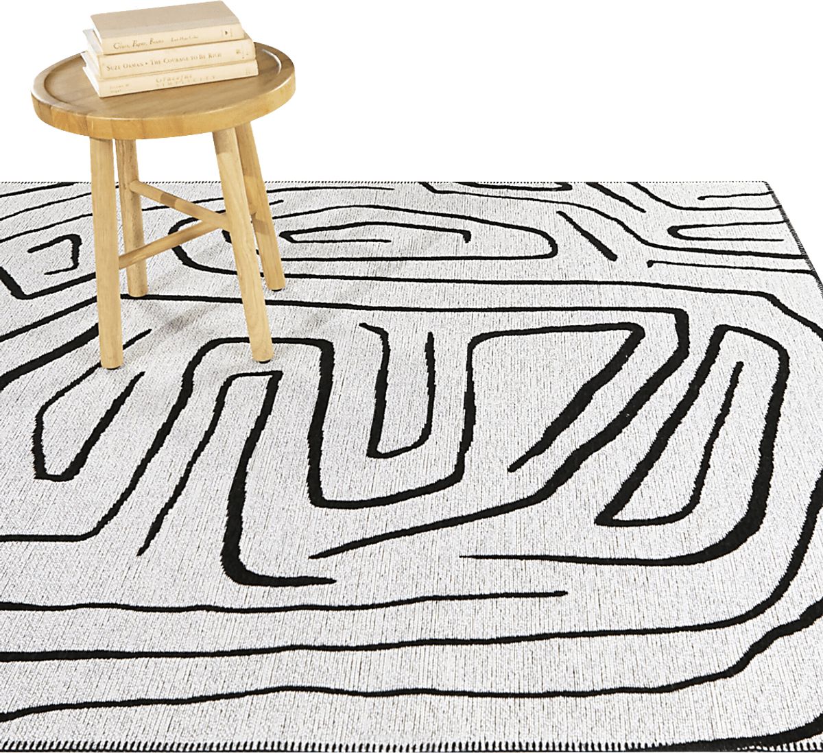 Steledon White Rugs | Rooms to Go