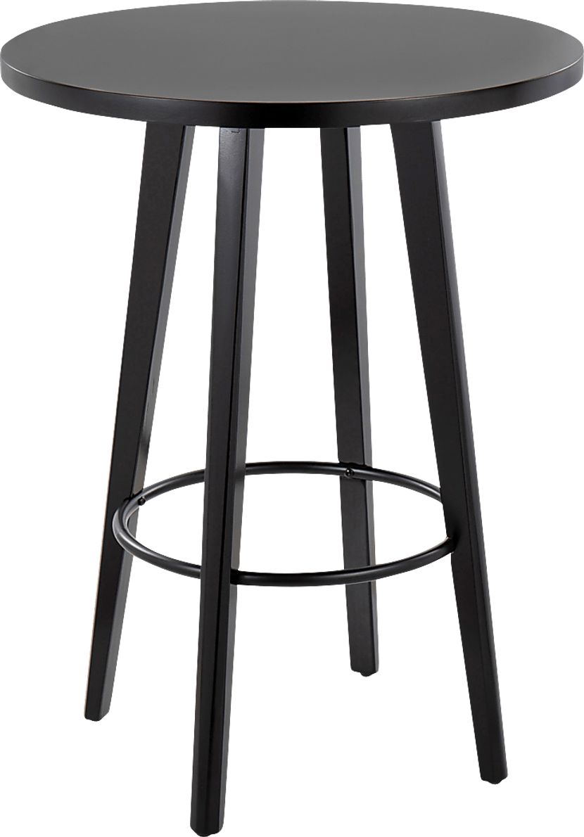 Stenele Black Black,Colors Counter Height Dining Table - Rooms To Go