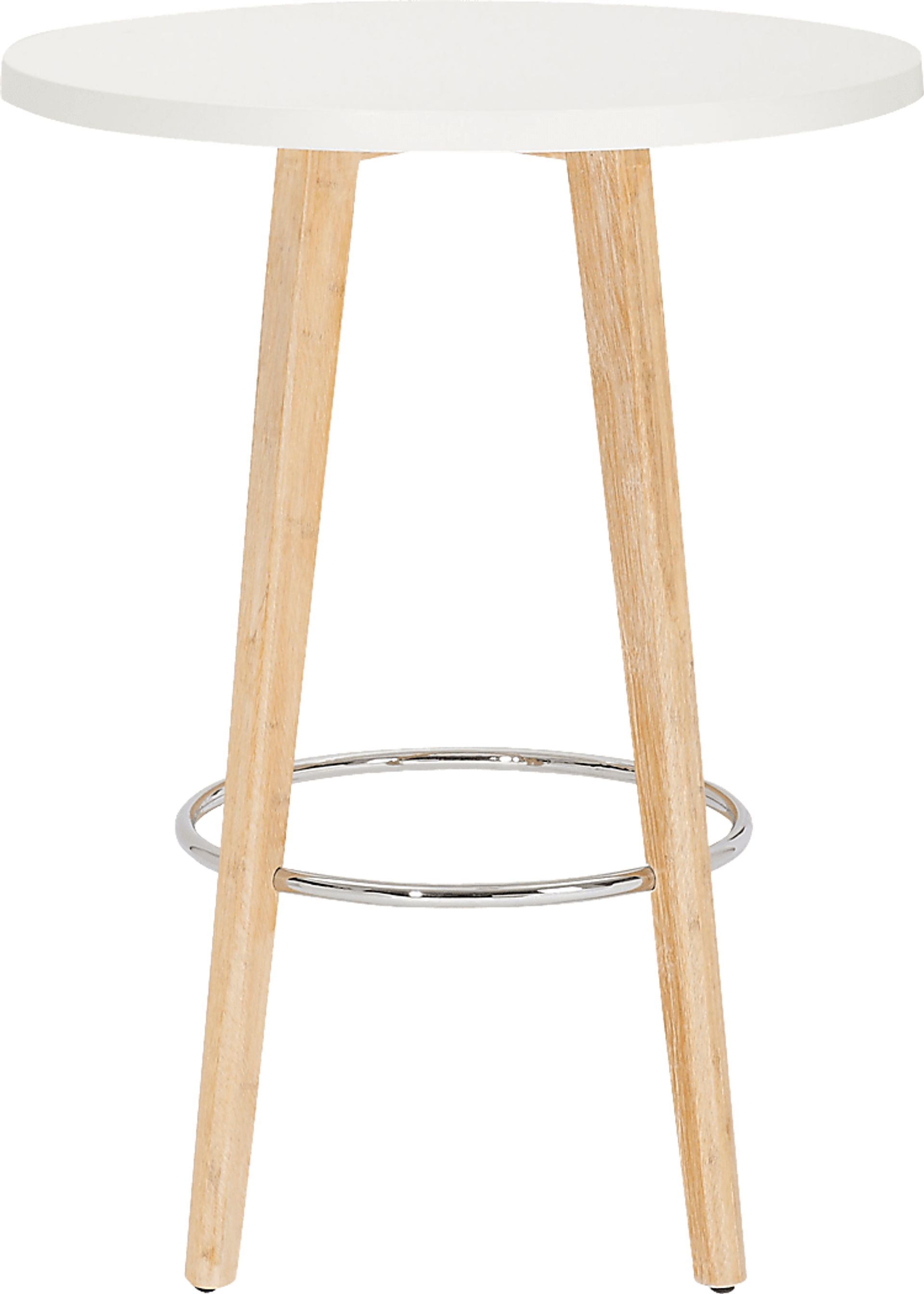 Stenele Natural,White Colors,Light Wood,White Counter Height Table ...