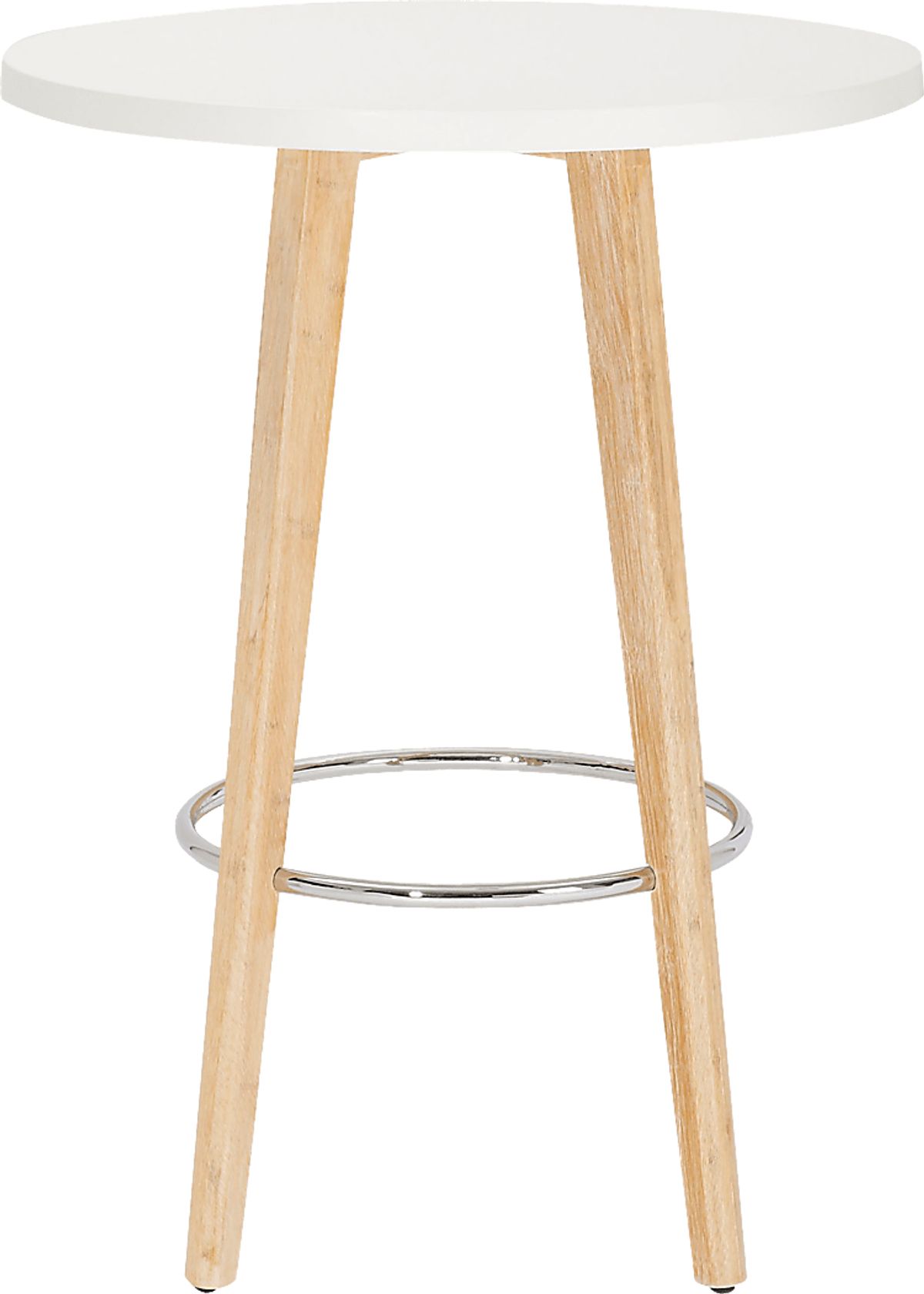 Stenele Natural,White Colors,Light Wood,White Counter Height Table ...