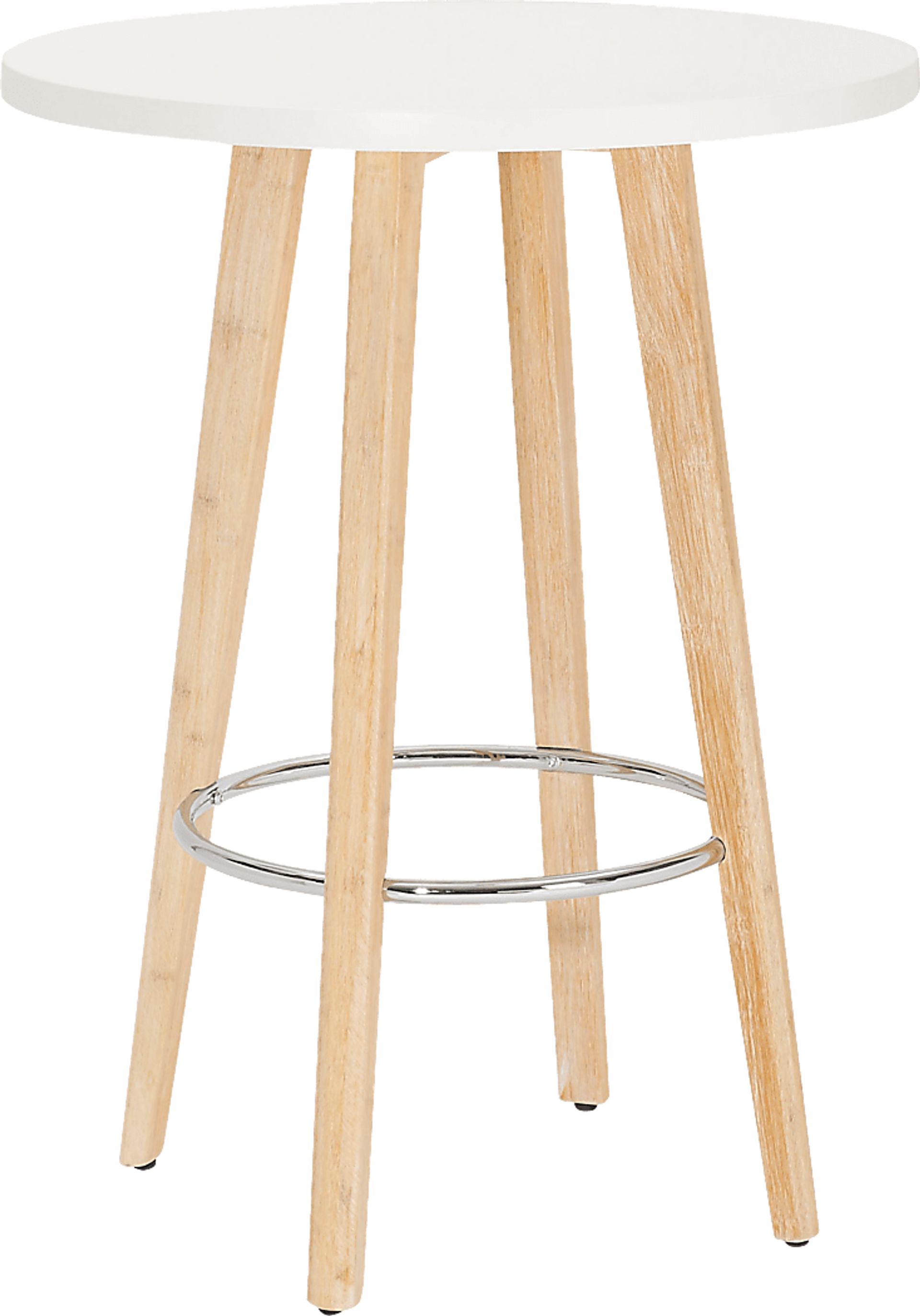 Stenele Natural,White Colors,Light Wood,White Counter Height Table ...