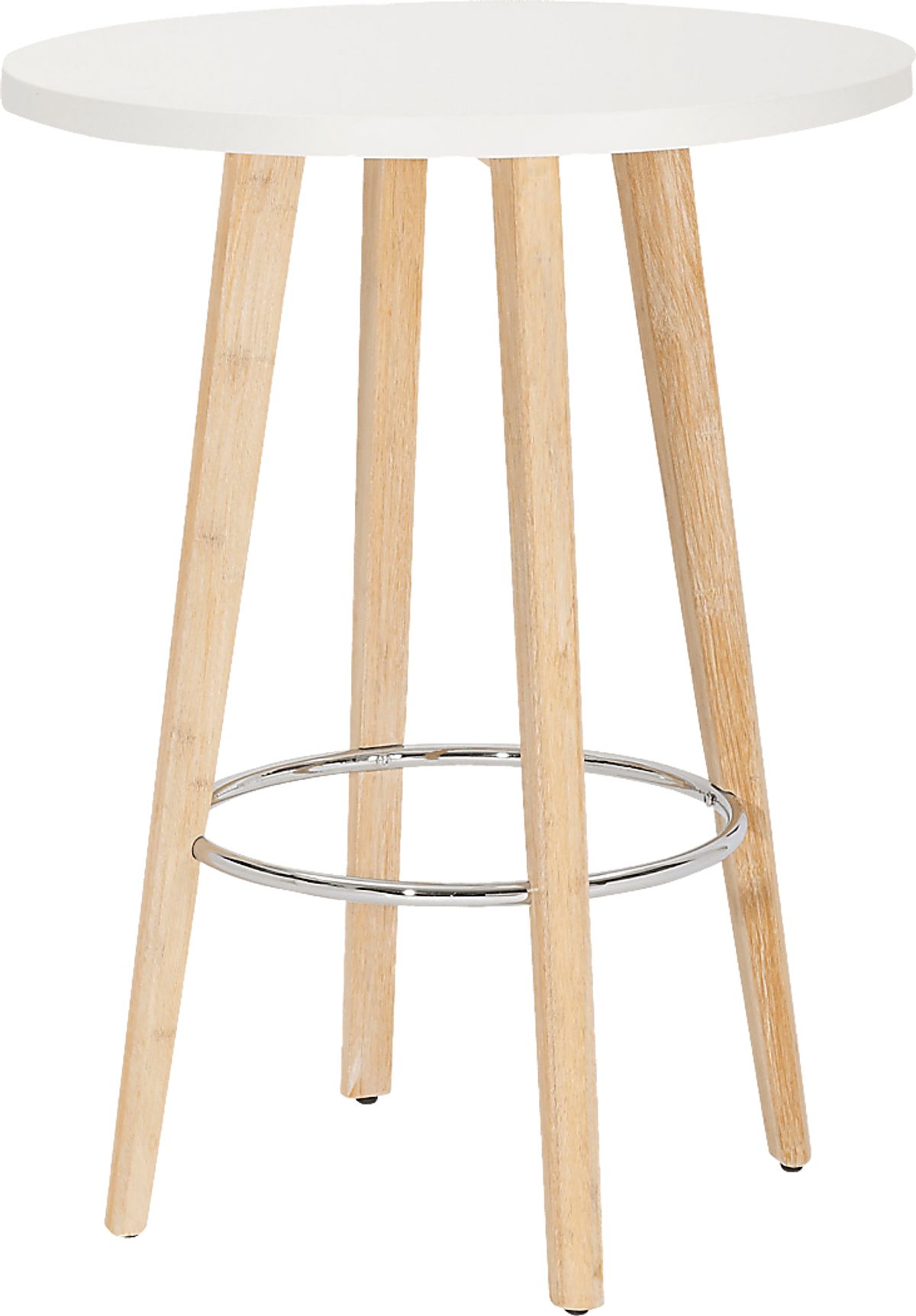 Stenele Natural,White Colors,Light Wood,White Counter Height Table ...