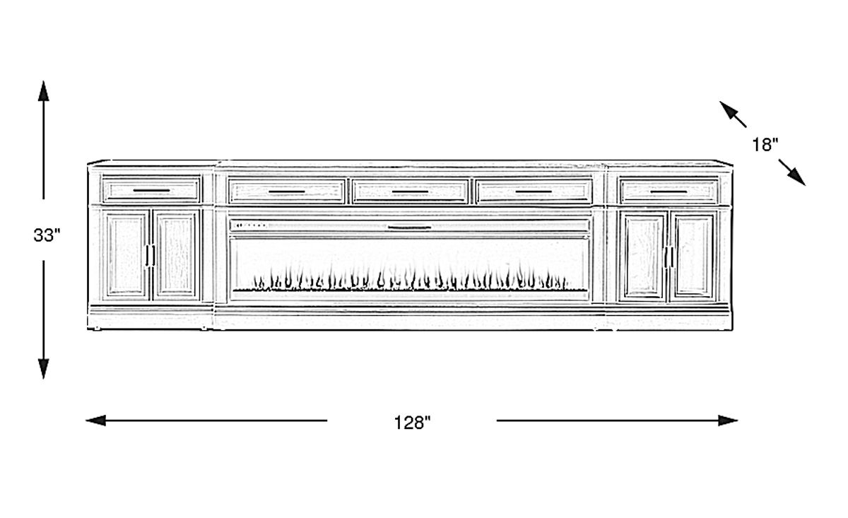 Stephenson 4 Pc Dark Gray 78 in. Console With Extensions | Rooms to Go