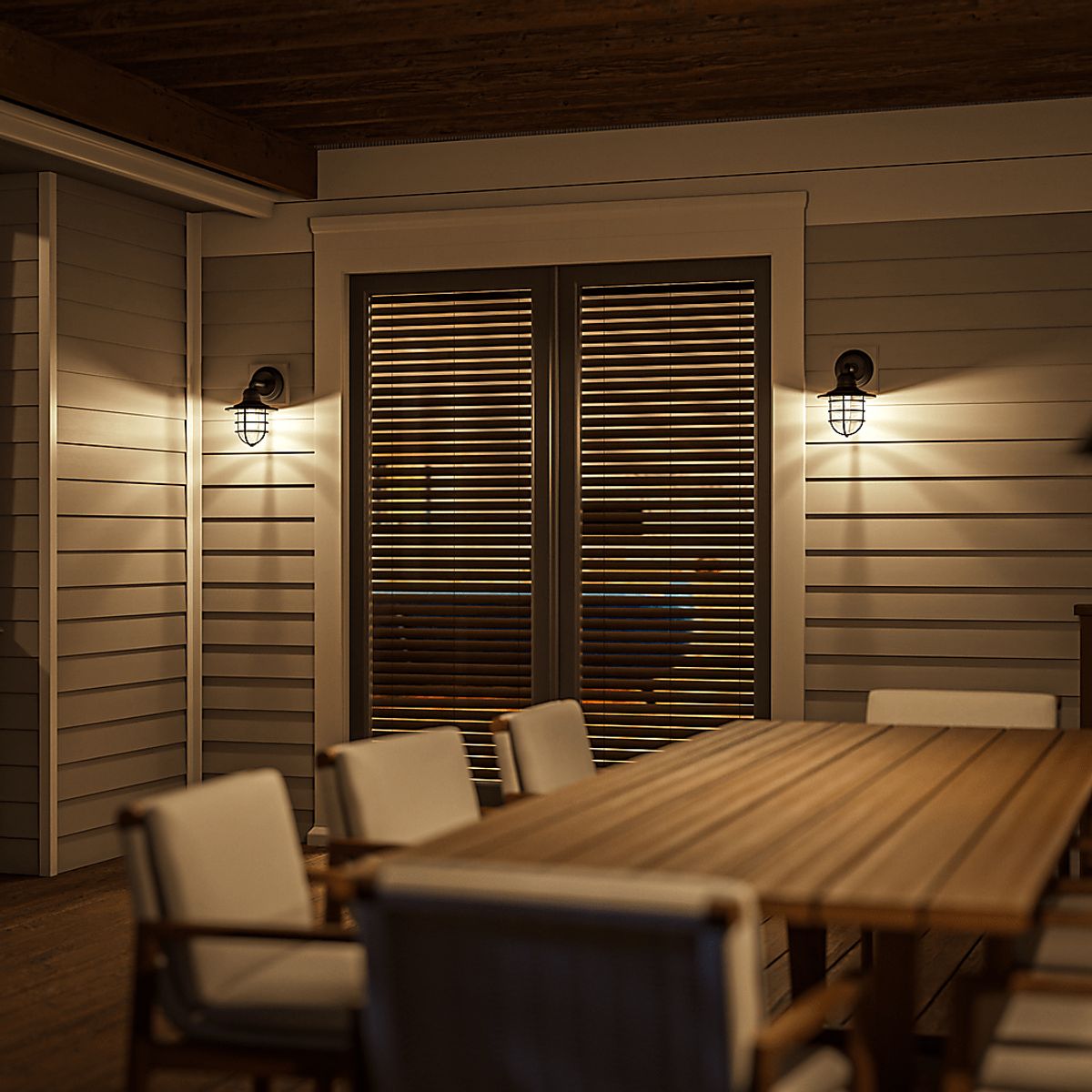 Sternly Edge Black Outdoor Sconce | Rooms to Go