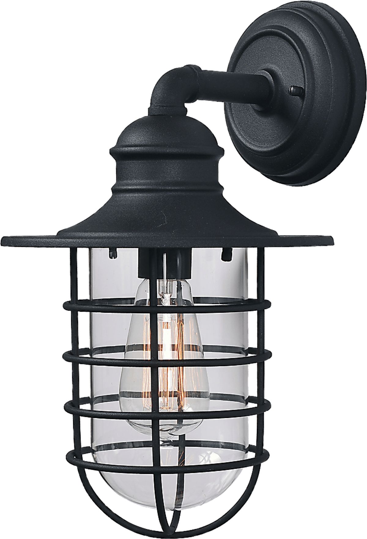 Sternly Edge Charcoal Black,Gray Outdoor Sconce | Rooms to Go