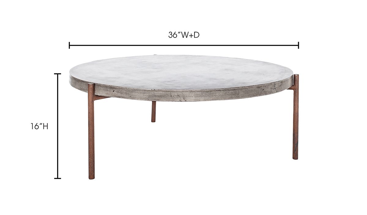Stolle Dark Gray Synthetic Fabric Outdoor Cocktail Table | Rooms to Go