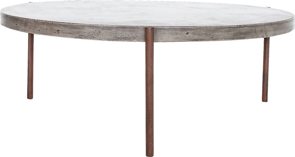 Stolle Dark Gray Synthetic Fabric Outdoor Cocktail Table | Rooms to Go