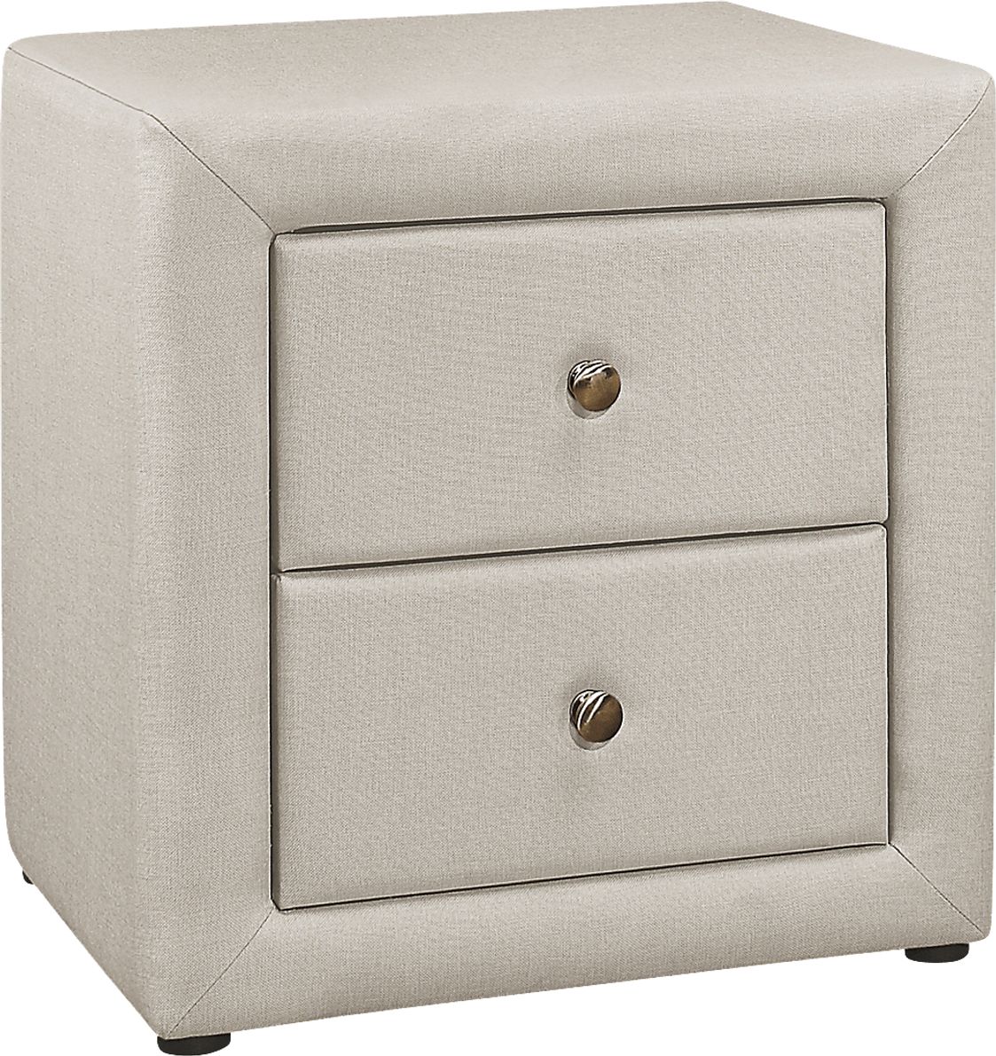 Stomner Beige Colors,Light Wood,White Nightstand - Rooms To Go