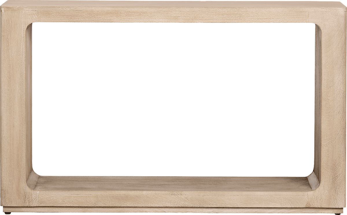 Stonecrop Beige Colors,Light Wood,White Console Table | Rooms to Go