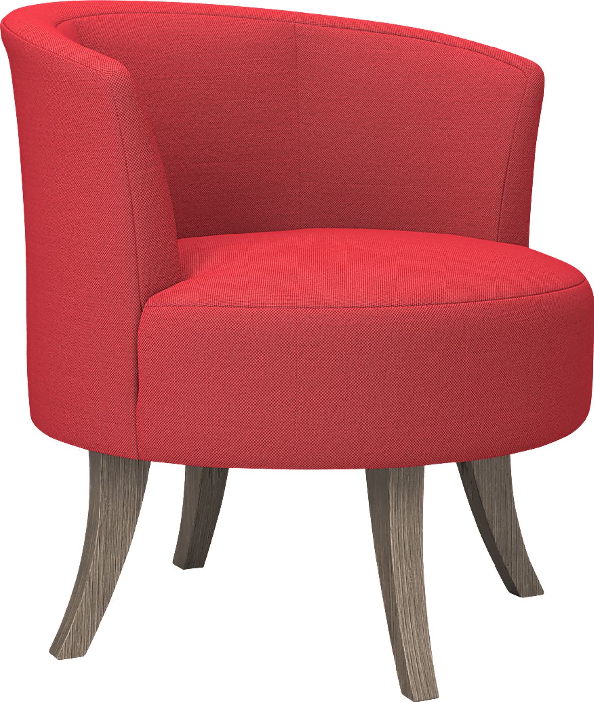 Stoneleigh Red Polypropylene Fabric Swivel Accent Chair | Rooms to Go