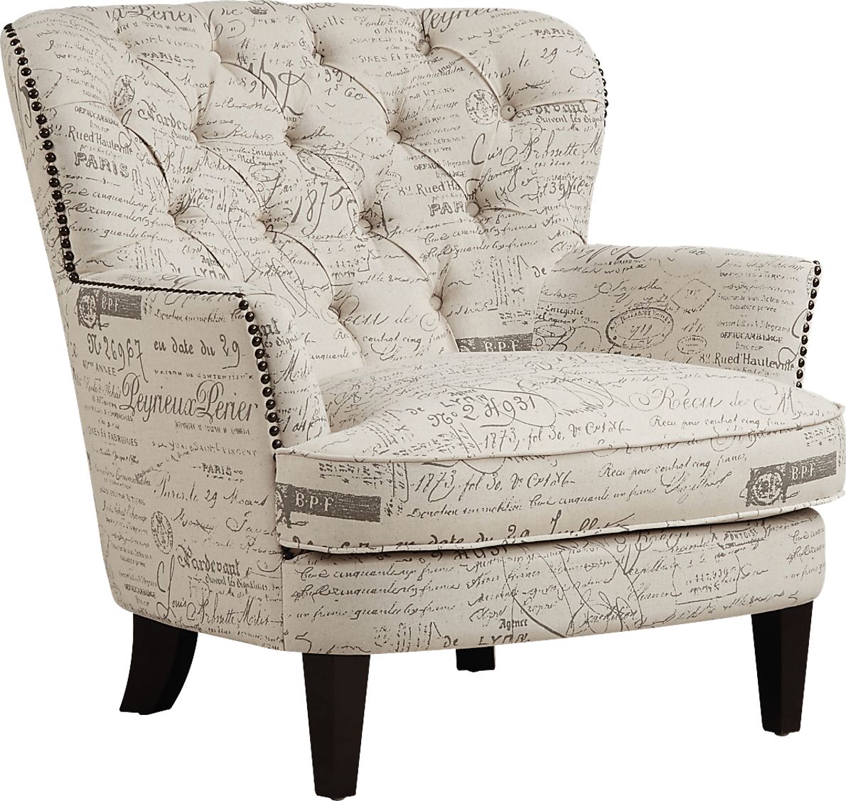 Stoneywood Ivory Accent Chair - Rooms To Go