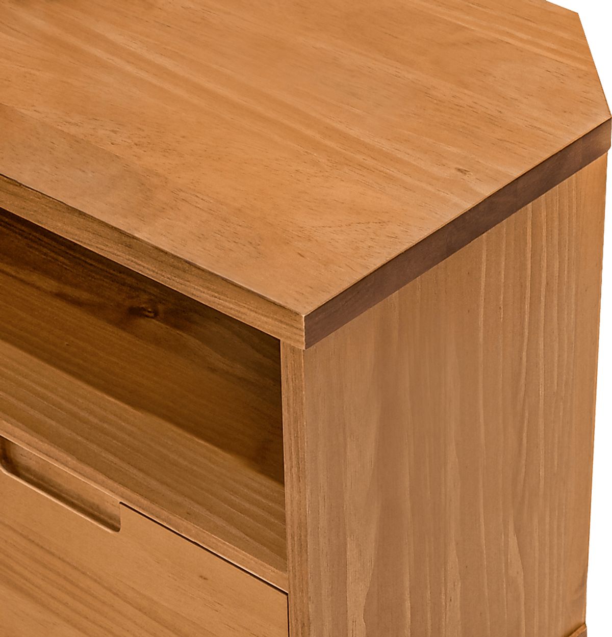 Storick Caramel Light Wood 52" Console | Rooms to Go