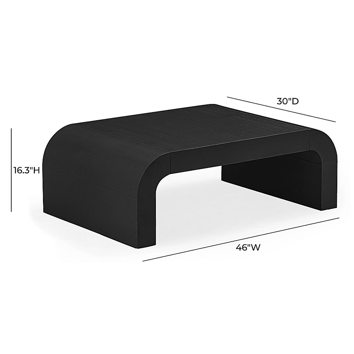 Storla Black Cocktail Table | Rooms to Go