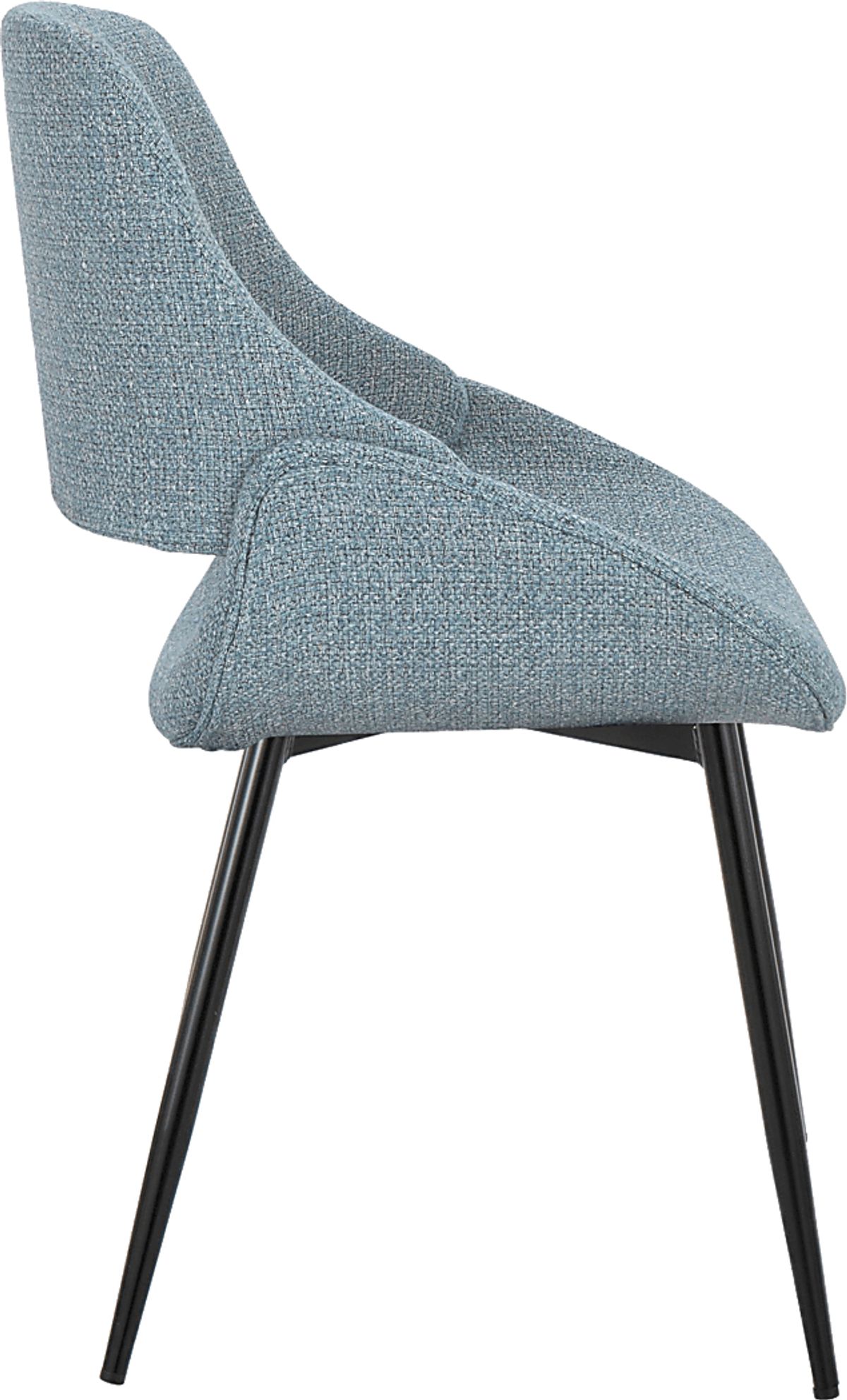 Stroble I Blue Colors Polyester Fabric Side Chair, Set Of 2 | Rooms to Go