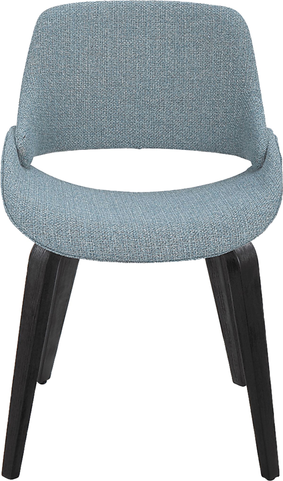 Stroble III Blue Colors Polyester Fabric Side Chair, Set Of 2 | Rooms to Go