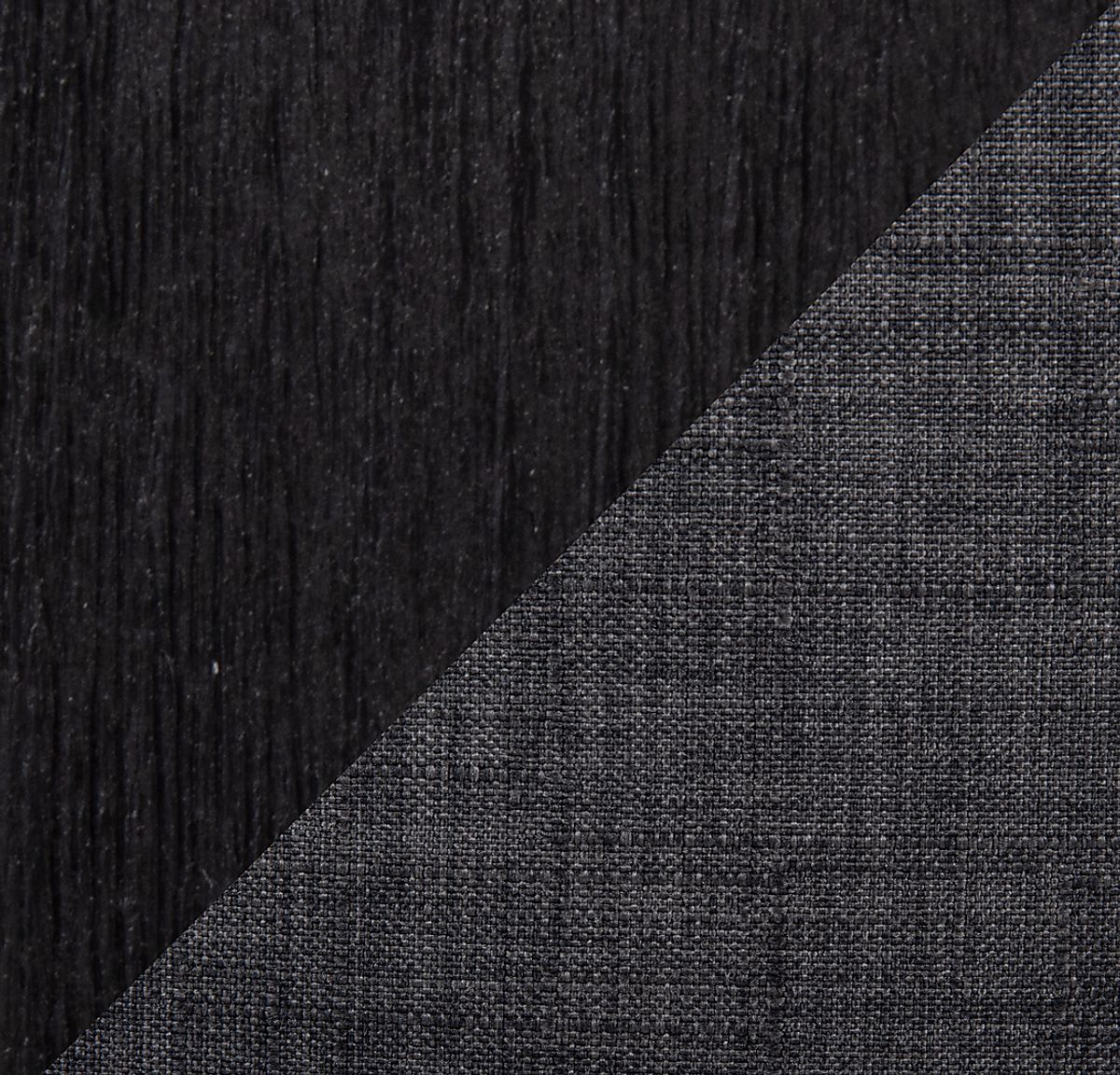 Stroble III Charcoal Gray Polyester Fabric Side Chair, Set Of 2 | Rooms ...