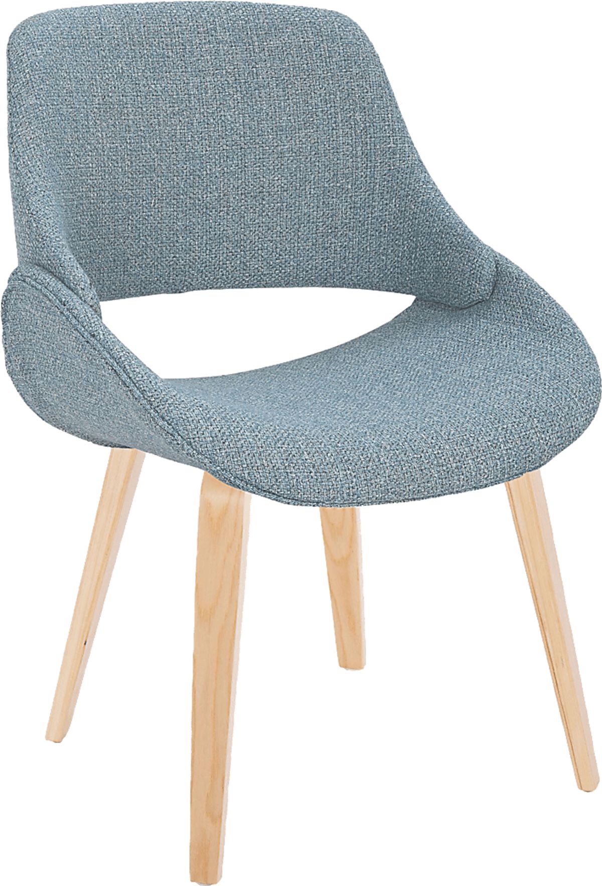 Stroble IV Blue Colors Polyester Fabric Side Chair, Set Of 2 | Rooms to Go