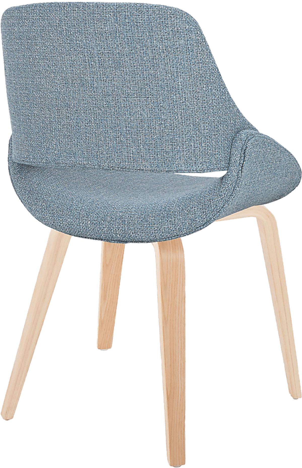 Stroble IV Blue Colors Polyester Fabric Side Chair, Set Of 2 | Rooms to Go
