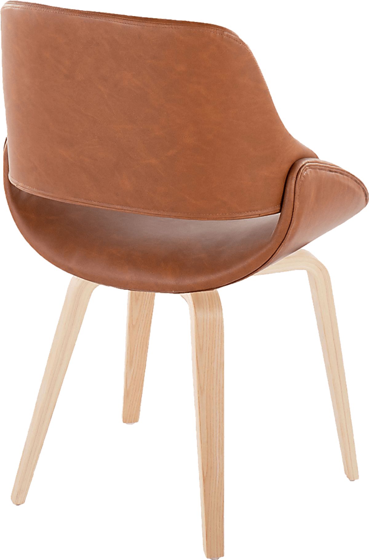 Stroble IX Camel Colors Polyurethane Fabric Side Chair, Set Of 2 ...