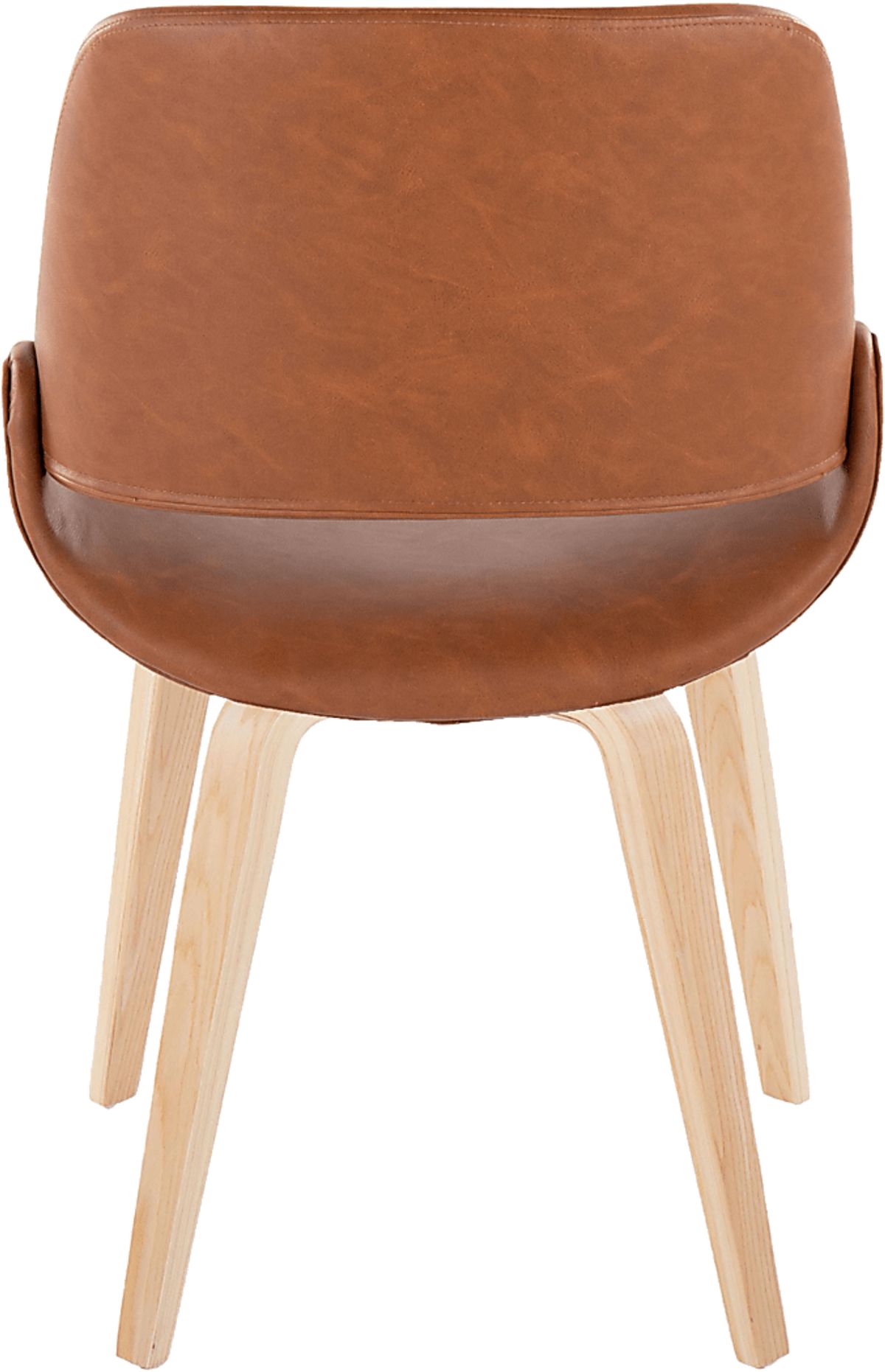 Stroble IX Camel Colors Polyurethane Fabric Side Chair, Set Of 2 ...