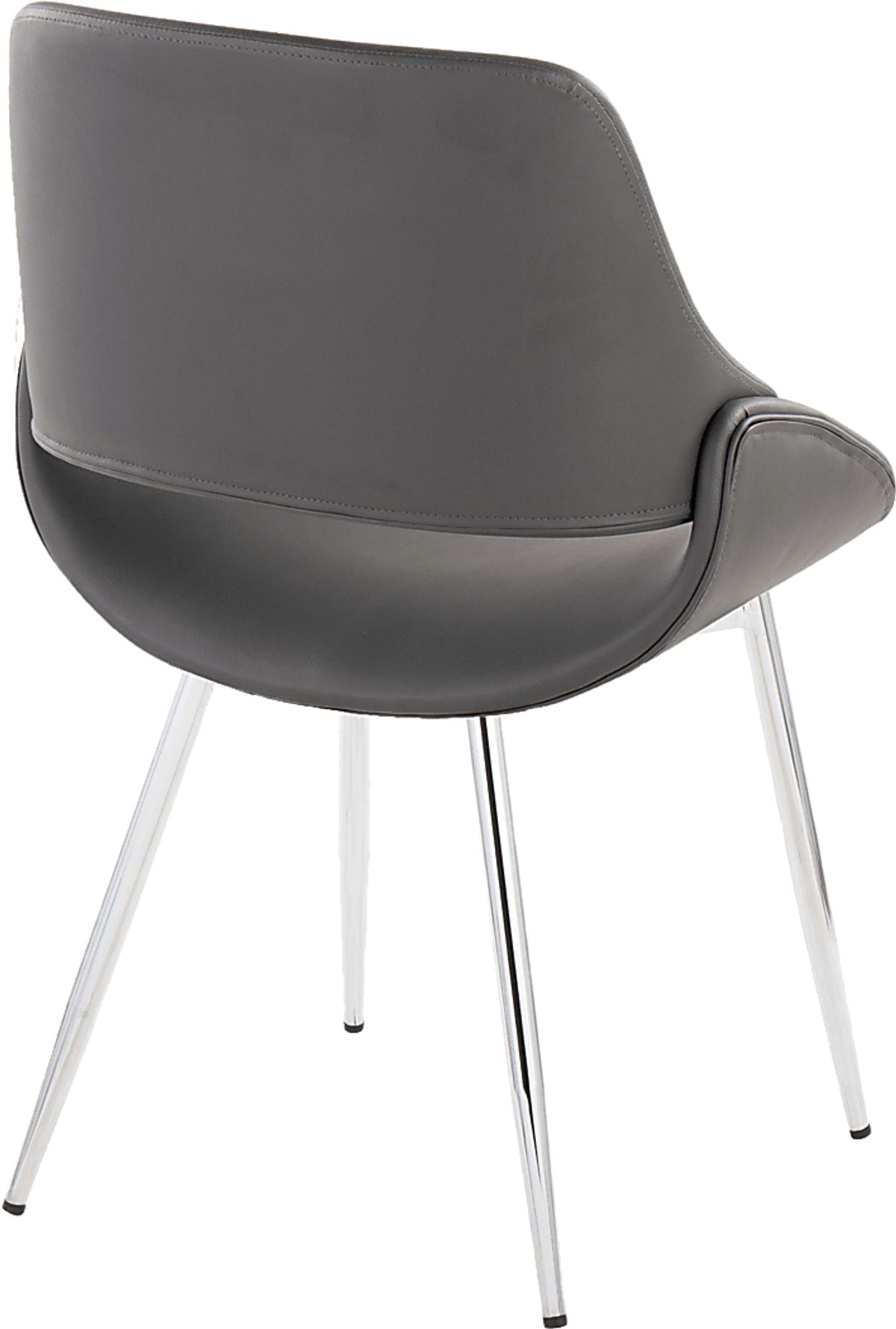 Stroble VII Gray Polyurethane Fabric Side Chair, Set Of 2 | Rooms to Go