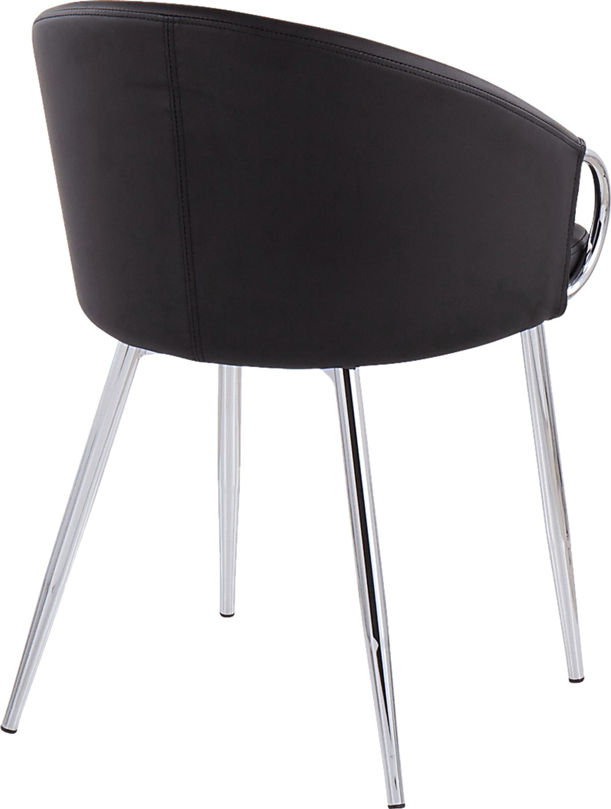Stumberg II Black Black,Colors Polyurethane Fabric Dining Chair, Set Of ...