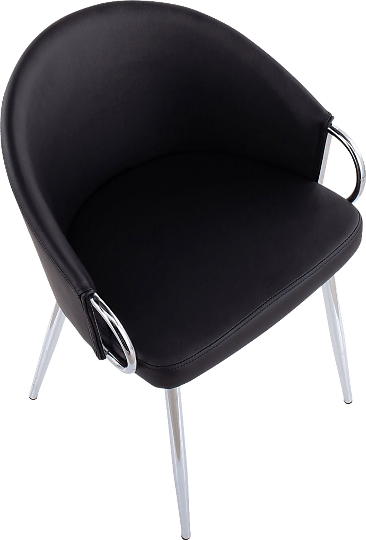 Stumberg II Black Black,Colors Polyurethane Fabric Dining Chair, Set Of ...