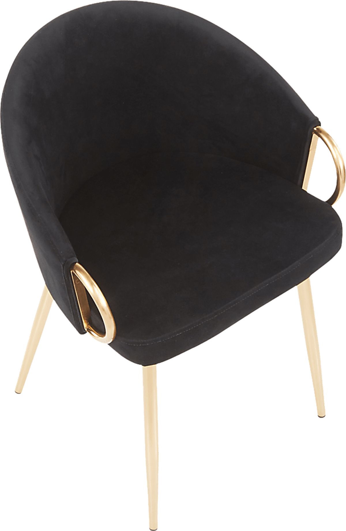 Stumberg III Black Black,Colors Velvet Plush Dining Chair, Set Of 2 ...