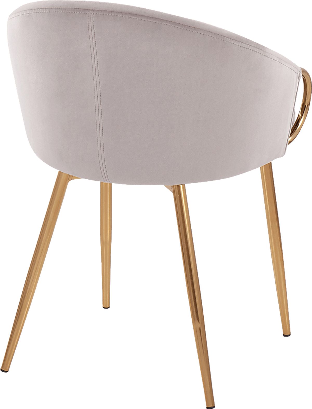 Stumberg III Gray Velvet Plush Dining Chair, Set Of 2 | Rooms to Go
