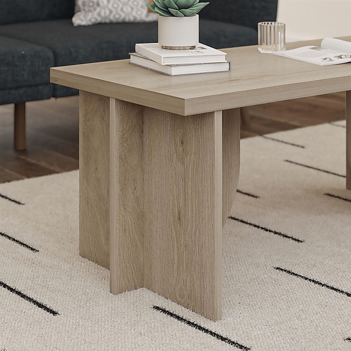 Sturgreen Oak Dark Wood,Light Wood Cocktail Table | Rooms to Go