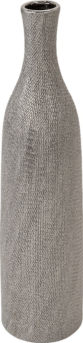 Stutson Silver Gray Vase - Rooms To Go