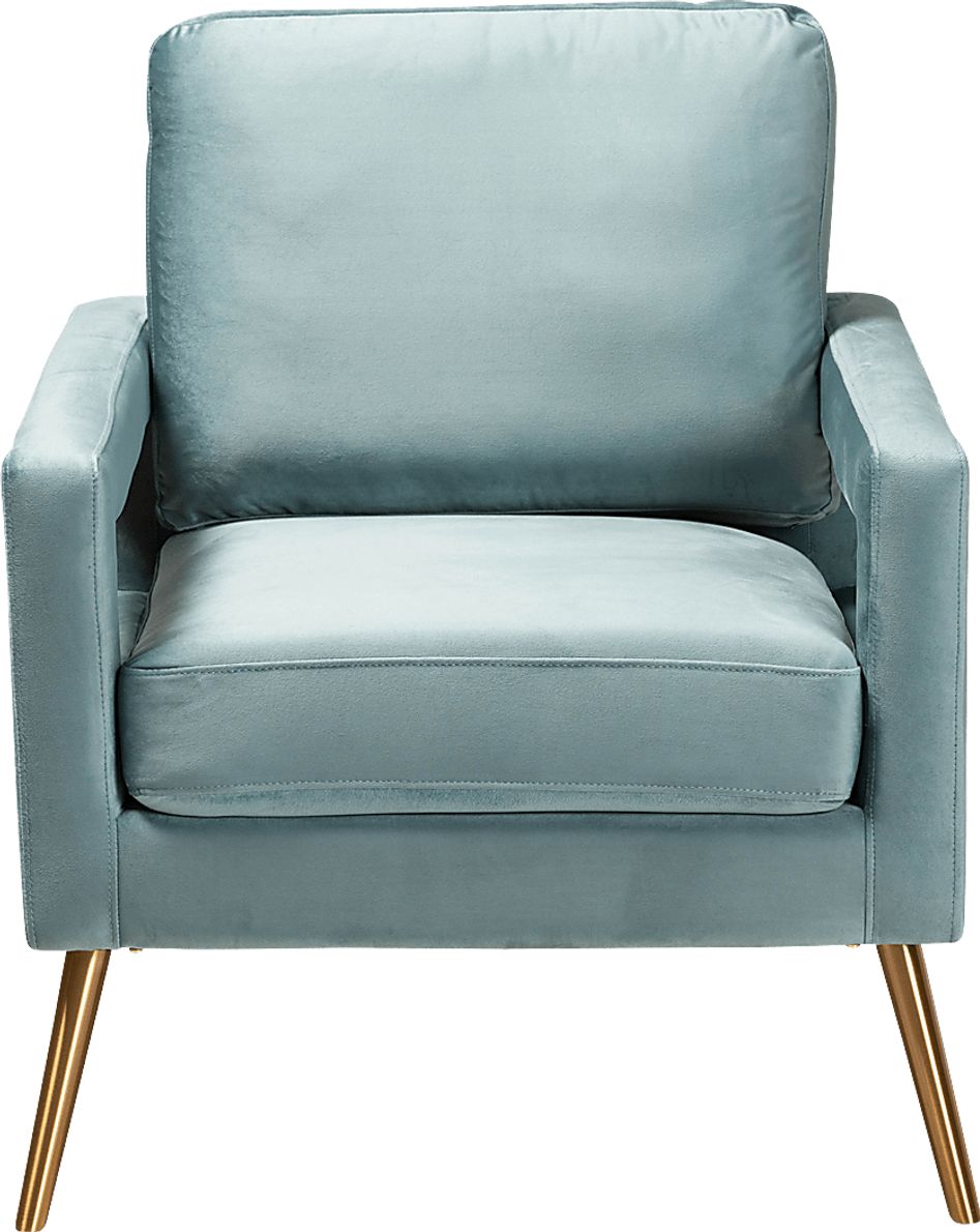 Sugarberry Light Blue Accent Chair - Rooms To Go