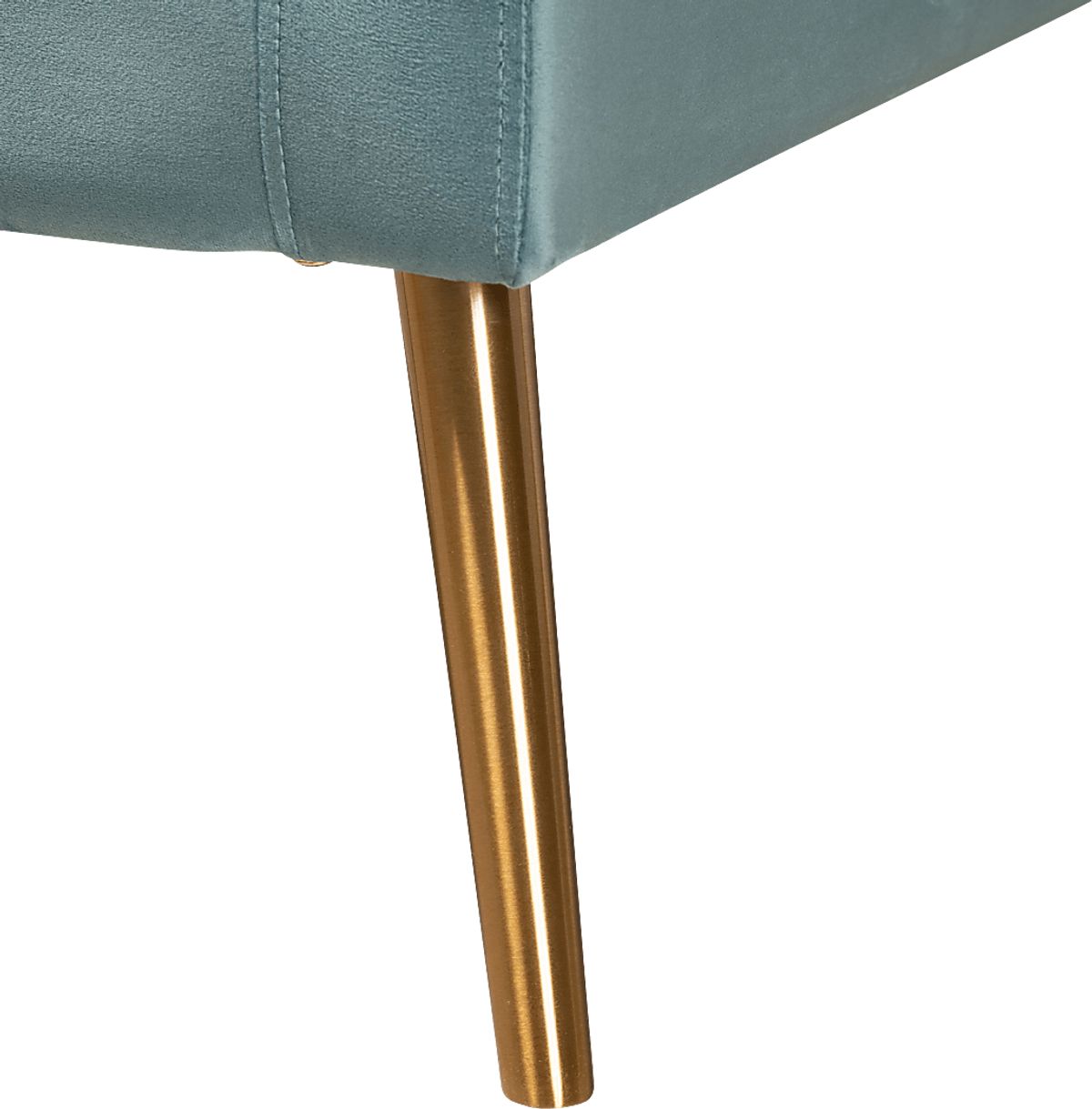 Sugarberry Light Blue Polyester Fabric Accent Chair | Rooms to Go