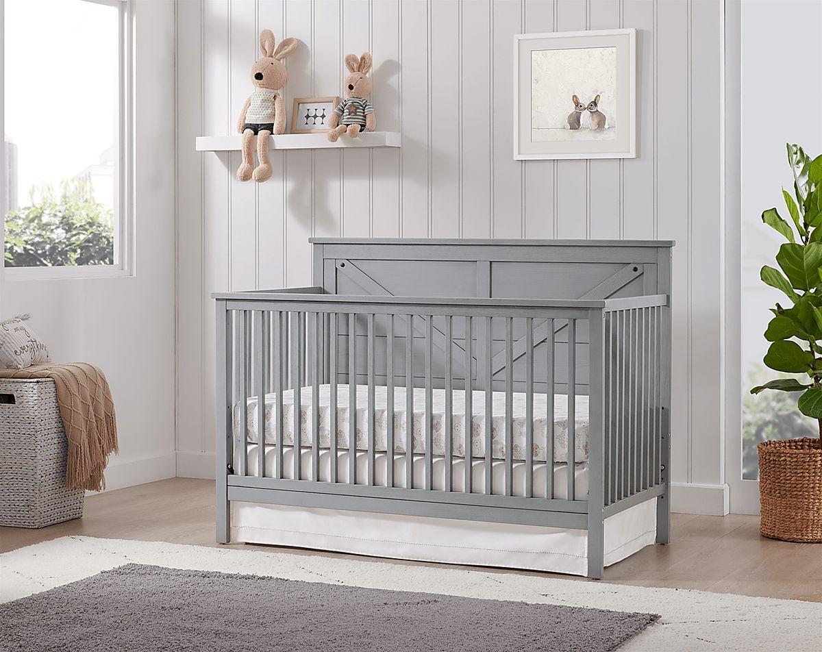 Sulon Gray Convertible Crib | Rooms to Go