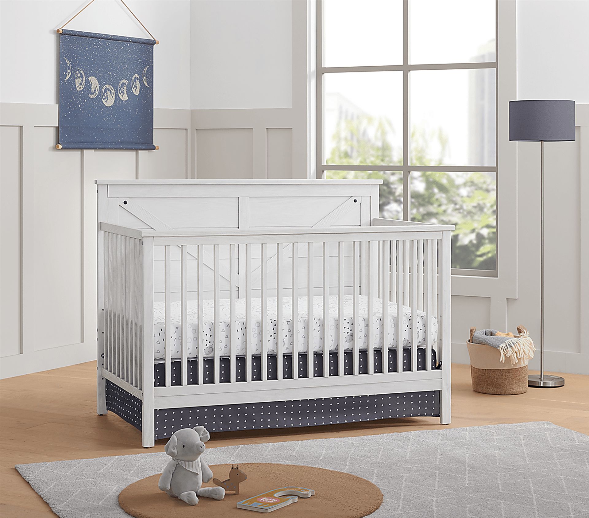 Sulon White Colors,White Convertible Crib | Rooms to Go