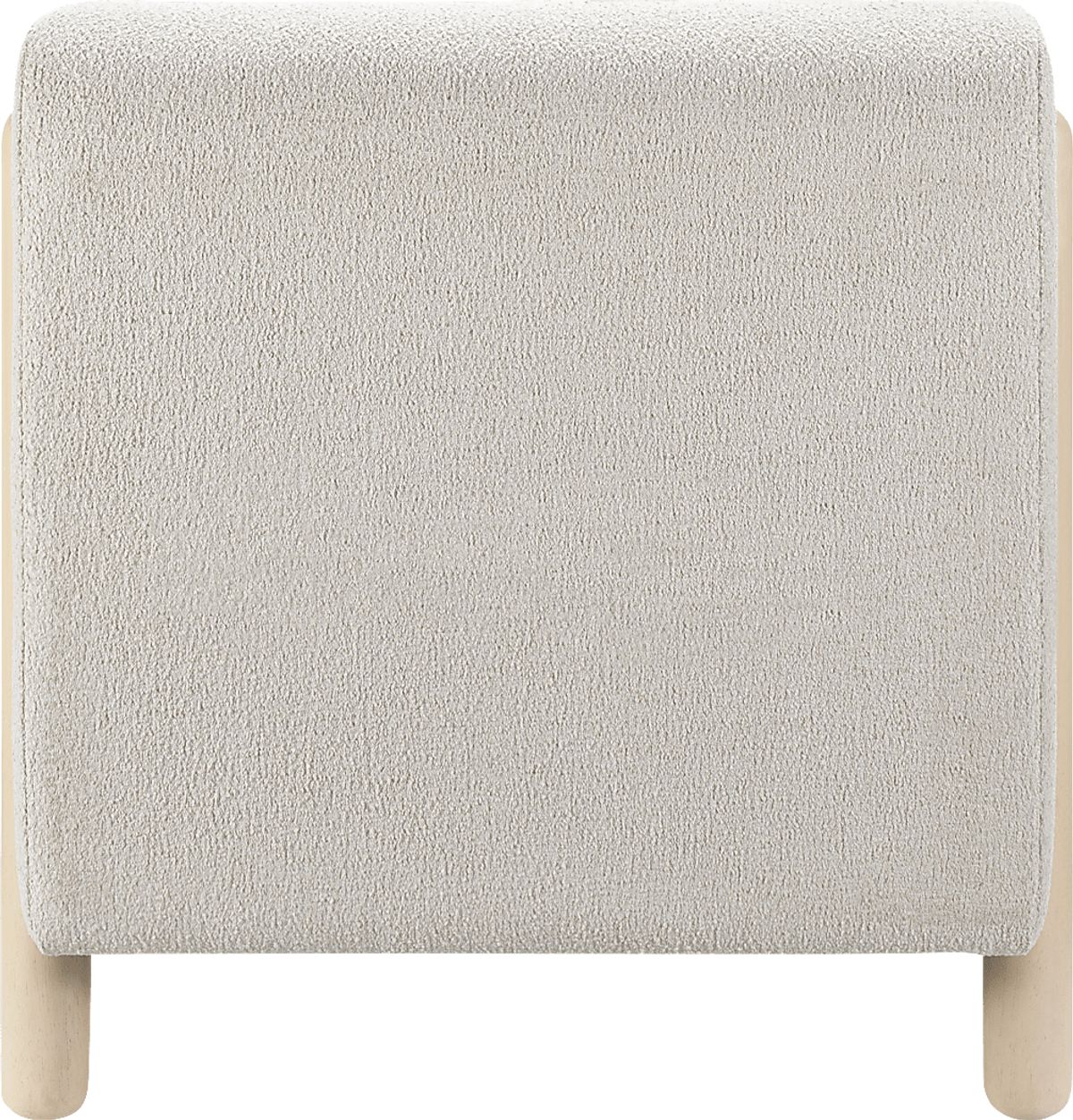 Sumiza White Polyester Fabric Accent Chair | Rooms to Go