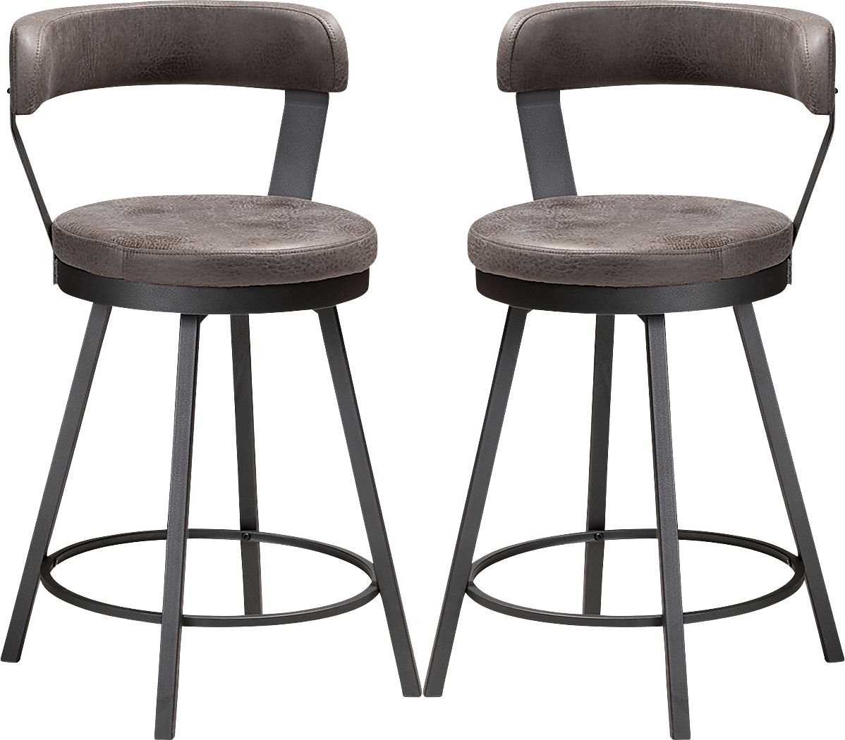 Summerglen Gray Swivel Barstool | Rooms to Go