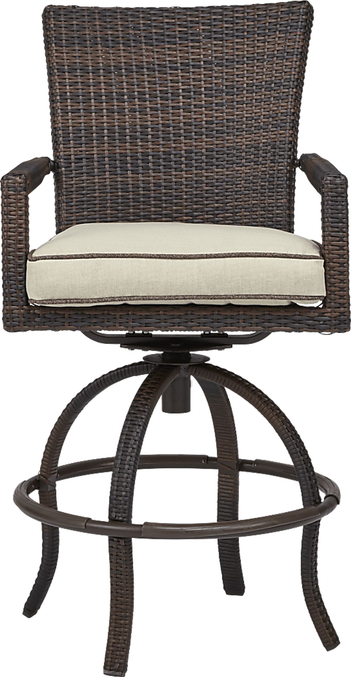 Summerset Way 5 Pc Wicker Sandstone Outdoor Dining Set With Balcony Bar ...