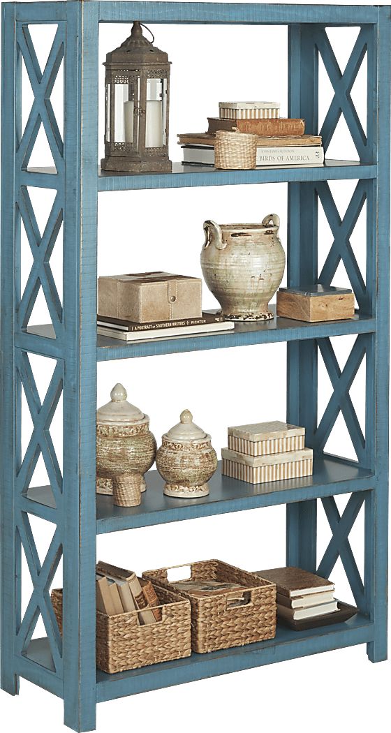 Sun Valley Blue Room Divider - Rooms To Go