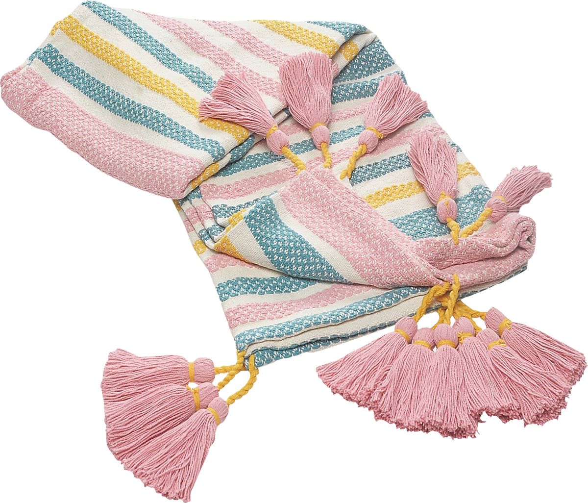 Sundry Blue Throw Blanket | Rooms to Go