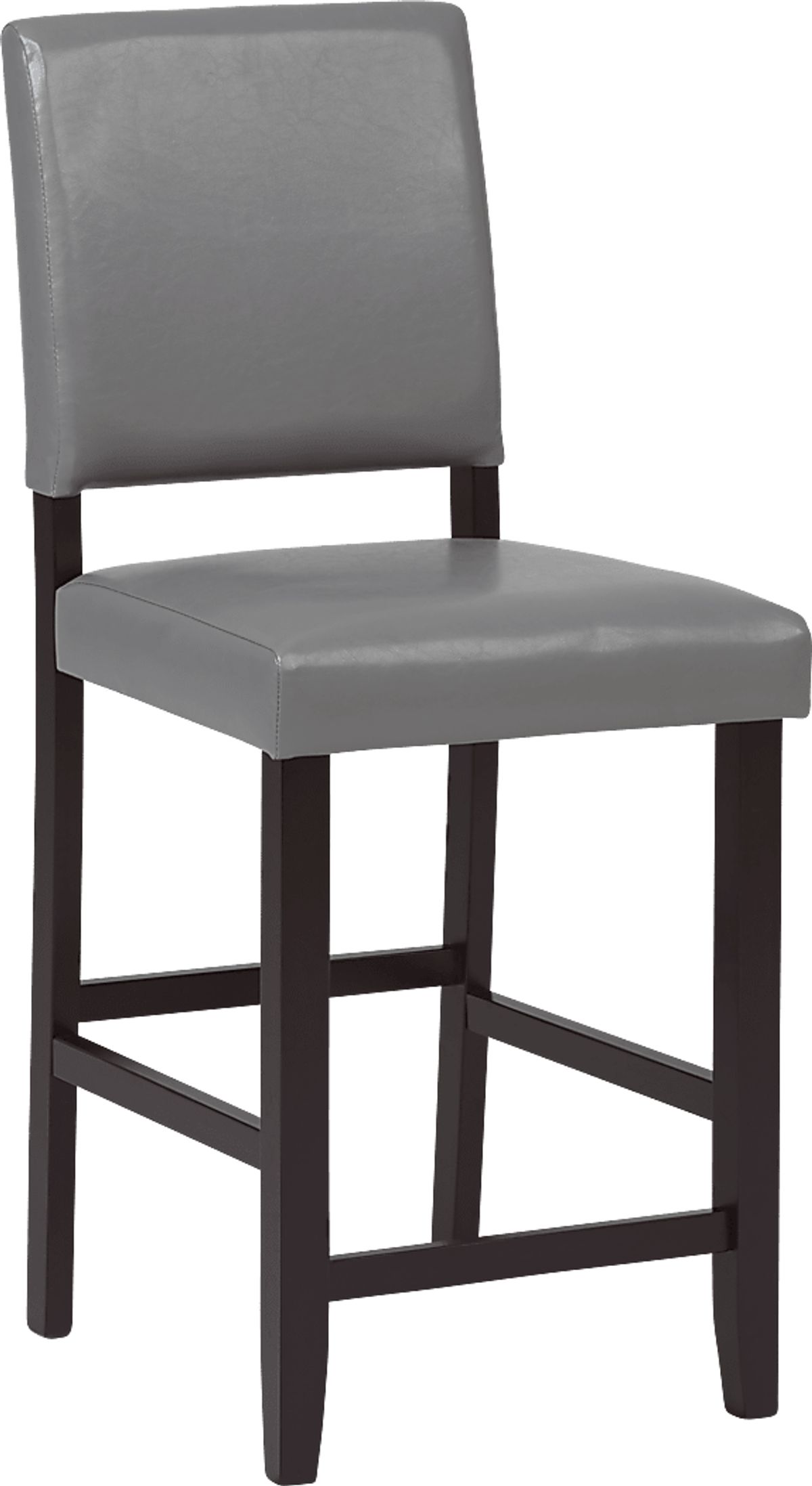 Sunset View Brown Cherry Dark Wood Gray Counter Height Stool | Rooms to Go
