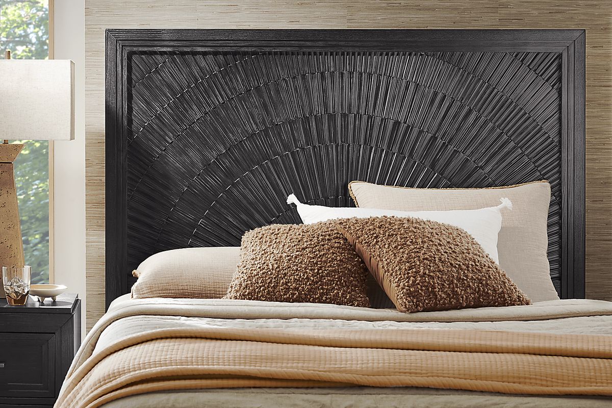 Sunside Way 7 Pc Black Black,Colors King Bedroom Set With 3 Pc King ...