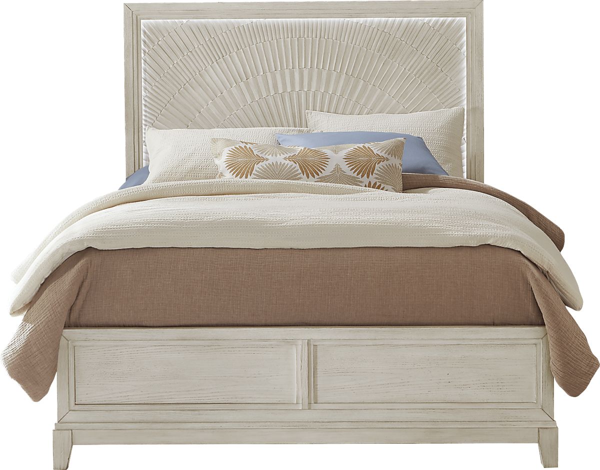 Sunside Way Sand Light Wood 3 Pc Queen Bed | Rooms to Go