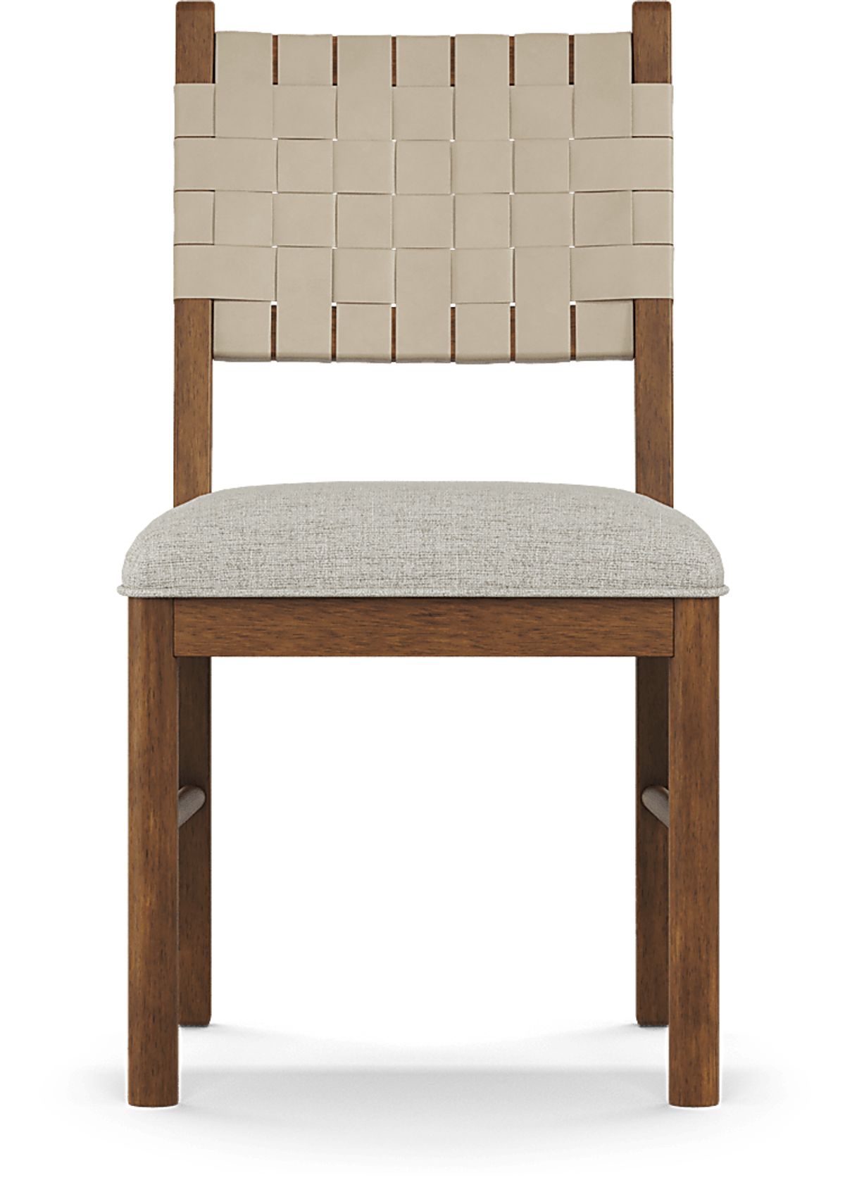 Surrey Ellis Brown Dark Wood Beige Side Chair | Rooms to Go