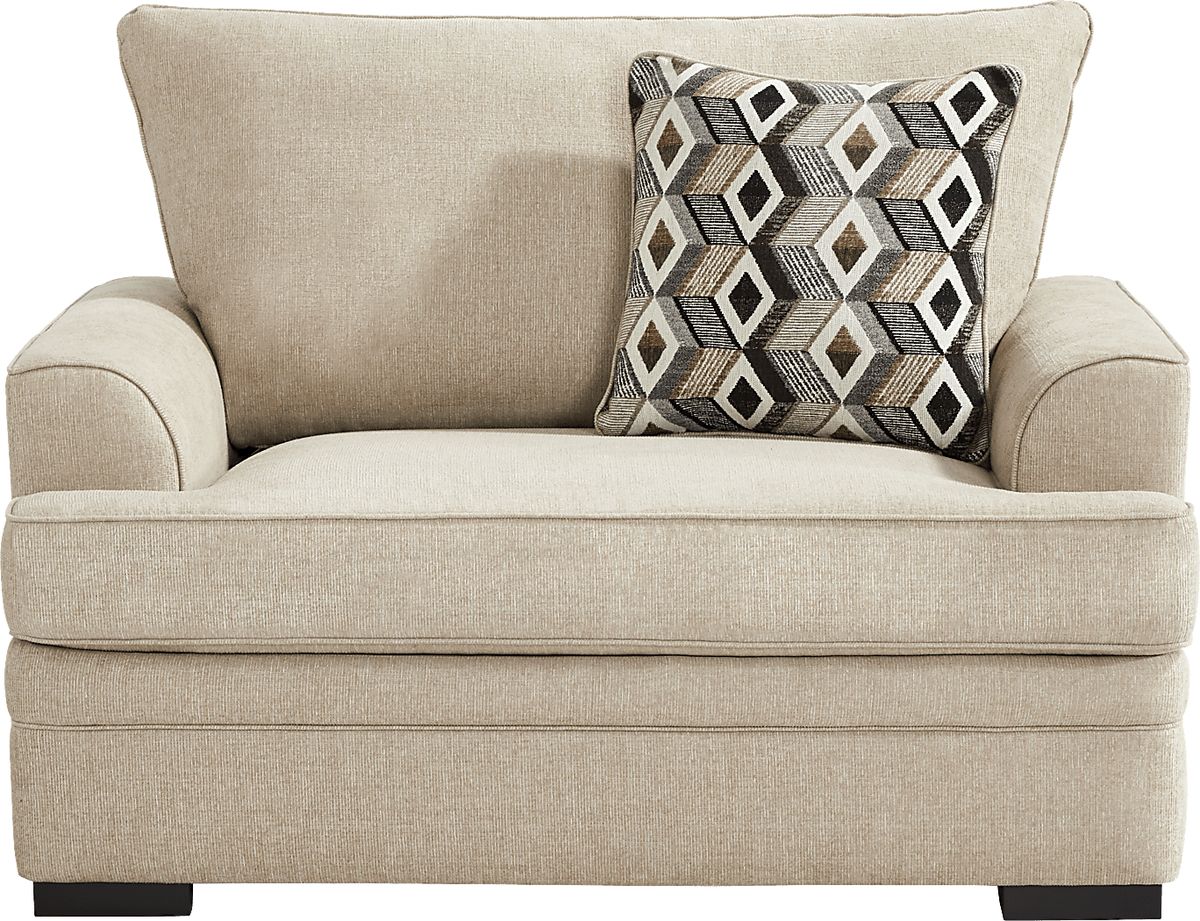 Surrey Hills Beige Woven Chair | Rooms to Go