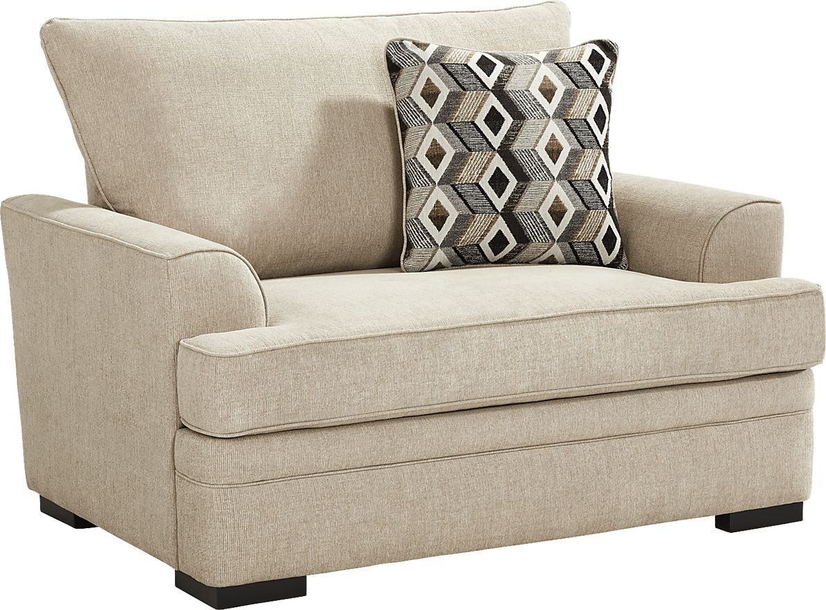 Surrey Hills Beige Woven Chair - Rooms To Go