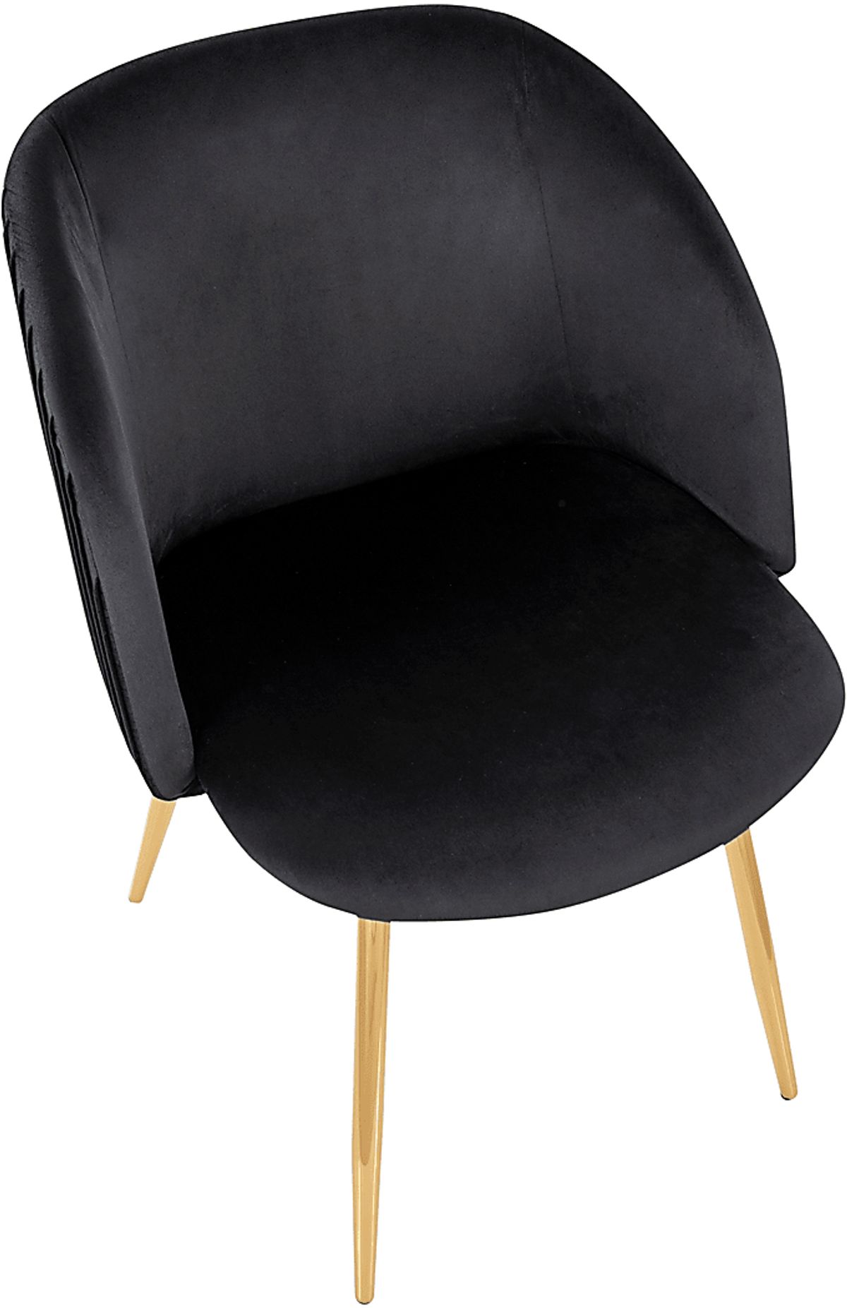 Sutlive I Black Velvet Plush Dining Chair | Rooms to Go