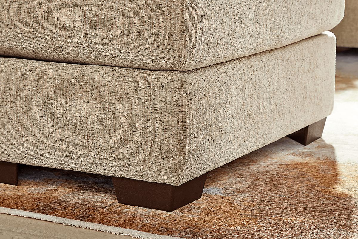 Sutterfield Beige Woven 5 Pc 2 Sectional | Rooms to Go
