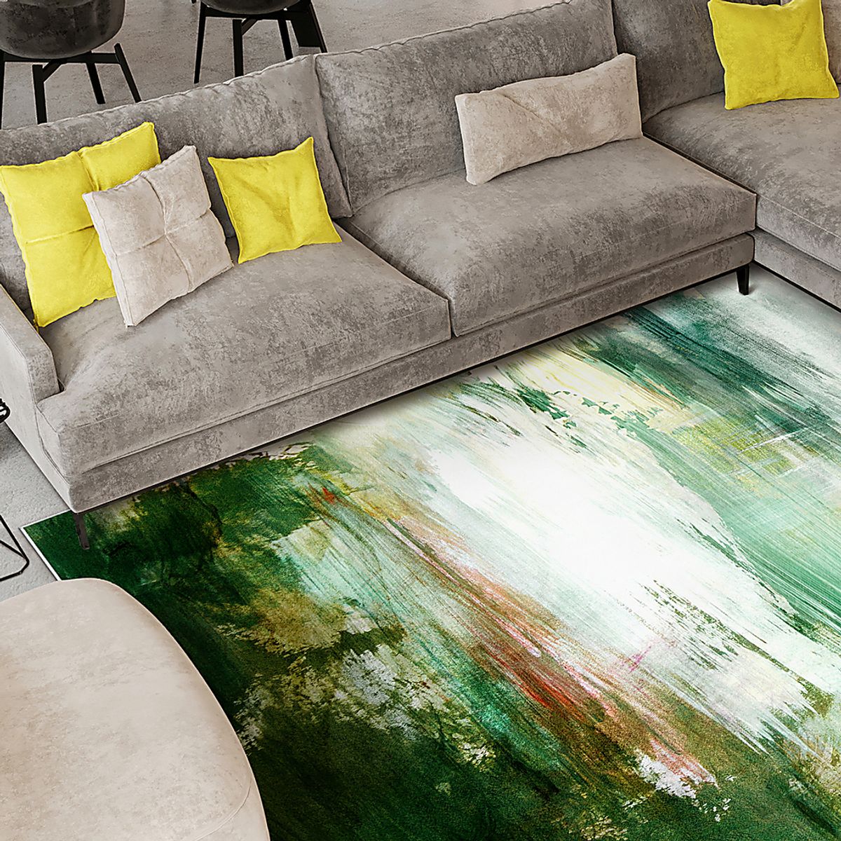 Swanriver Green,White Rugs | Rooms to Go